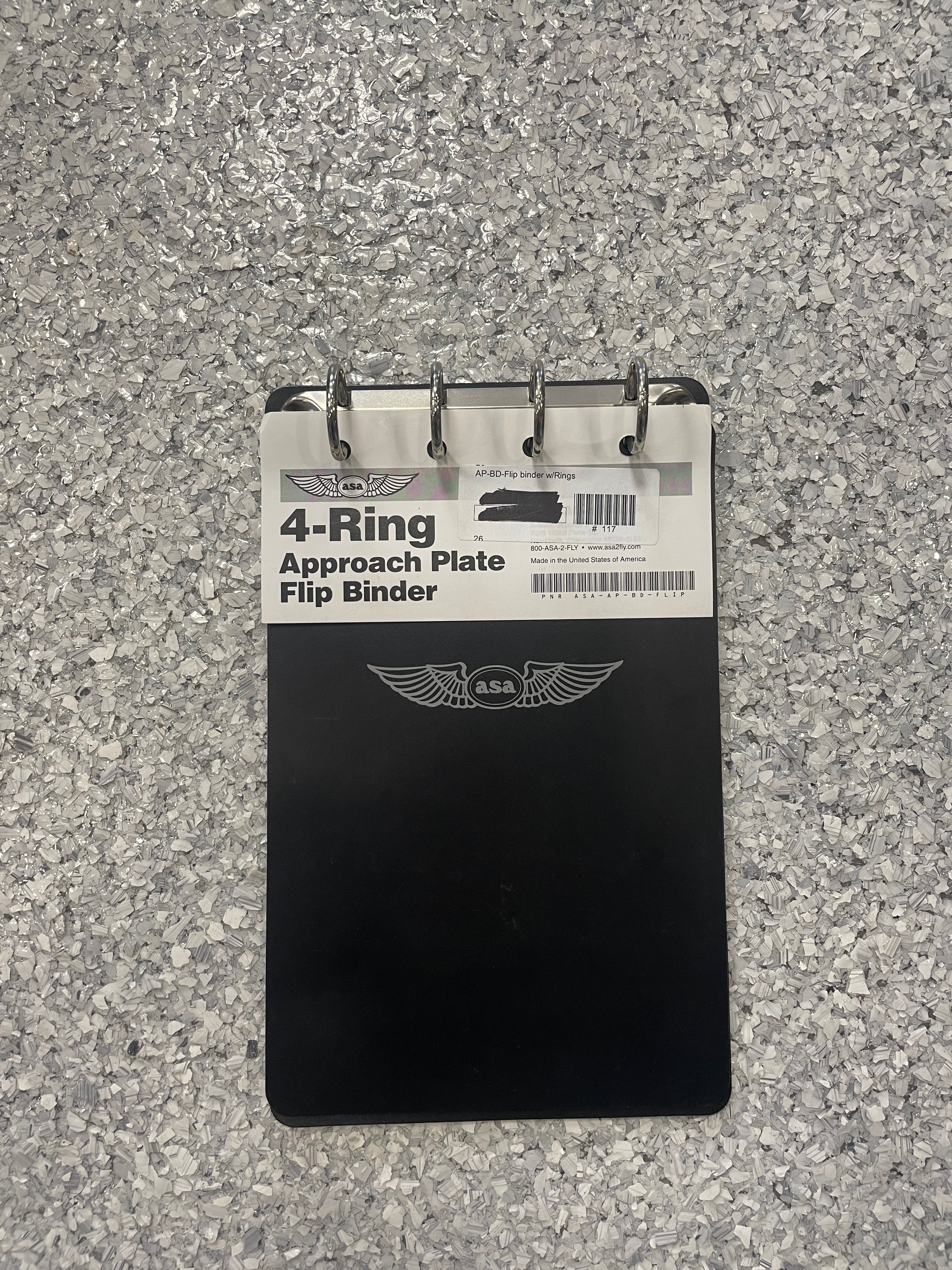 4-RING APPROACH PLATE FLIP BINDER | runway THREE-SIX